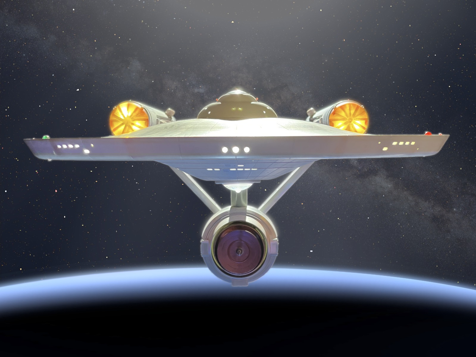 Enterprise (TOS) and blue planet - m_k - Star Trek, Star Trek: The ...